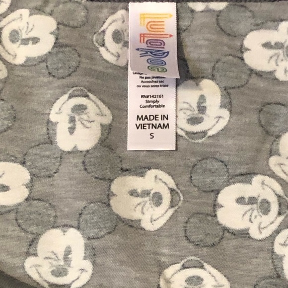 LuLaRoe | Tops | Lula Roe Disney Mickey Mouse Clusters High Low Top ...